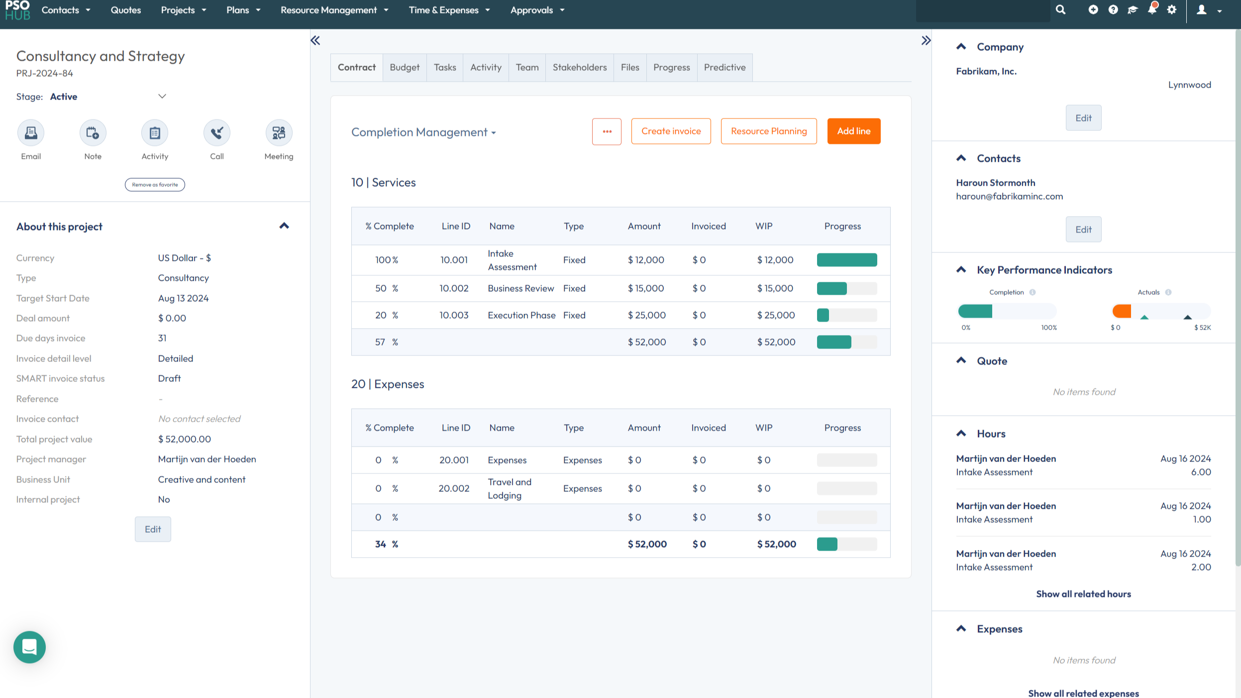 PSOhub - Project Management and Workforce Management App for HubSpot | PSOhub